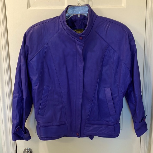Danier | Jackets & Coats | Danier Vintage Lester Jacket In Purple | Poshmark